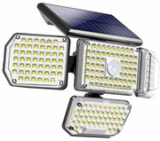 Venkovní solární nástěnné LED osvětlení IMMAX CLOVER s PIR čidlem, 5W