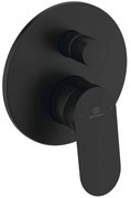 Ideal Standard Ceralife O - Baterie pod omítku, pro 2 spotřebiče, s tělesem, hedvábná černá BE023XG
