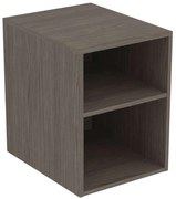 Ideal Standard Finesse - Boční skříňka, otevřená, 40x51x54 cm, 1 police, Dark Elm E3401UR