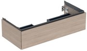 Geberit ONE - Umyvadlová skříňka 104x27x47 cm, 1 zásuvka, dub 505.074.00.5