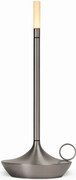 GRAY GP2045-G Designová nabíjecí stolní lampa Wick PRO grafitově šedá 120x260mm LED 1W 2600K IP65 - Graypants
