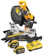 DeWALT Nářadí - 54V AKU pokosová pila 305 mm, 2x aku 9,0 Ah FLEXVOLT, nabíječka DCS781X2