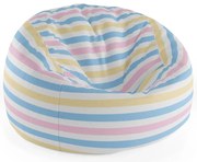 Sablio Sedací vak Cocoon Barevné pruhy - 115 x 75 x 45 cm