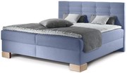 ND Viana Boxspring 160x200cm světlemodrá