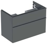 Geberit iCon - Umyvadlová skříňka, 89x62x48 cm, 2 zásuvky, lávová 502.305.JK.1