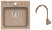 Alveus - Set dřezu Niagara 20 a baterie Kati, beige SETA25912