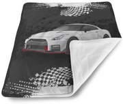 Sablio Deka pro miminko Nissan GTR 35 Černý - 80x100 cm