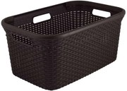 Koš na prádlo curver rattan 45l 00708-210