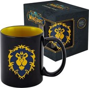 Keramický hrnek World of Warcraft Aliance - černý 330 ml (dárkové balení) Vícebarevná