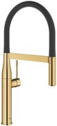 Grohe Essence - Dřezová baterie s flexibilním ramenem s přepínačem, Cool Sunrise 30294GL0