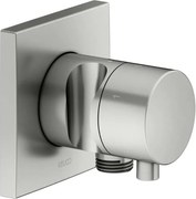 Keuco IXMO Comfort - Uzavírací a přepínací ventil pod omítku, pro 3 spotřebiče, s připojením a držákem sprchy, nerez 59549061202