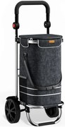 Jurhan Nákupní taška na kolečkách EASY, 50l, černá