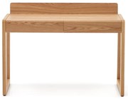 Pracovní stůl s deskou v dekoru jasanového dřeva 60x120 cm Arandu – Kave Home