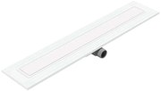 I-Drain Liquid 68 - Nerezový sprchový žlab s roštem, délka 80 cm, bílá EP.SS.0800.W