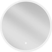Mexen Erg, kulaté LED podsvícené koupelnové zrcadlo 60 cm, 6000K, topná podložka proti zamlžování, 9823-060-060-611-00