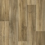 Beaulieu International Group, PVC podlaha - lino Domo 2152, na míru, šíře 2m,4m, hnědá, bez podkladu, koupelna