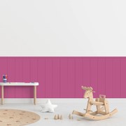 PIPPER. Textilní samolepící tapeta - Obdélník -Bonbónově růžová barva Barva: Tmavá, Velikost: 80cm
