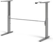 FN Výškově nastavitelné nohy stolu Office 448 silver grey