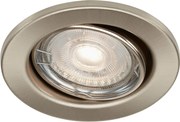 BRILONER Vestavné LED svítidlo matný nikl, GU10 5W 460lm 3000K pr. 86x70 mm 1ks