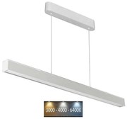 LED Lustr na lanku LED/40W/230V 3000/4000/6400K bílá