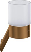 Deante Silia, nástěnný koupelnový pohár, broušený bronz, DEA-ADI_C911