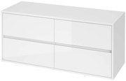 Cersanit Crea - Umyvadlová skříňka, 53x120x45 cm, 4 zásuvky, bílá S931-002