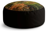 Taburet Circle most v lese, tmavě zelená