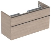 Geberit iCon - Umyvadlová skříňka, 118x62x48 cm, 2 zásuvky, dub 502.306.JH.1