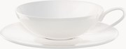 Šálek na čaj's podšálkem z kostního porcelánu Patricia
