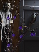 Sinsay - Halloweenská LED girlanda s motivem pavouků - černá