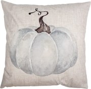Béžový dekorativní polštář s dýní Country Style Pumpkin - 45*45*4 cm