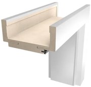 Obložková zárubeň DRE 70 cm pro tloušťku stěny 10-12,5 cm bílá pravá O2BLAK70P