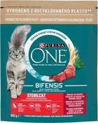 Purina ONE Bifensis Sterilcat Granule pro kočky hovězí 800 g