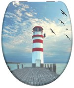 Eisl Sanitär WC prkénko Duroplast Soft Close Lighthouse 82149