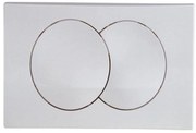 Geberit Delta, splachovací tlačítko DELTA ZERO, UP100, bílá, 115.100.11.5