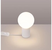 Sollux SL.1711 - Stolní lampa HALO 1xG9/8W/230V pr. 12 cm bílá