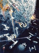 Komar Vliesová fototapeta Star Wars Classic Dogfight 200 x 275 cm