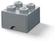Dětský tmavě šedý úložný box se zásuvkou LEGO®