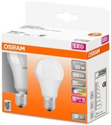LED žárovka OSRAM A60 RGBW 9W E27 2700K 2ks + dálkový ovladač