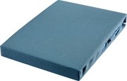 XXXLutz ELASTICKÉ PROSTĚRADLO, žerzej, petrolej, 90-100/200-220 cm Novel - Prostěradla - 005054003006