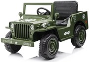 Mamido jeep willys 12 v 7 ah světlé zelený