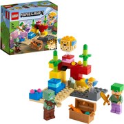 Lego stavebnice lego minecraft 21164 korálový útes