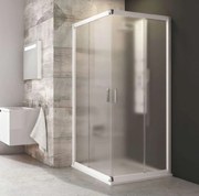 Ravak Blix - Sprchový kout čtyřdílný BLRV2-80, 78-80 cm, bílá/sklo Grape 1LV40100ZG