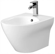 Cersanit Larga Oval, závěsný bidet CleanOn, bílá, K120-006