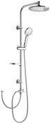 Aqualine Sprchy - Sprchový set Zara bez baterie, 22 cm, 1 proud, chrom SL420