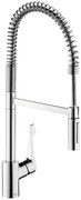 Hansgrohe Cento - Dřezová baterie XXL, Semi-Pro s flexibilním ramenem, EcoSmart, chrom 14806000