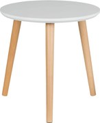 Livarno home Stolek, Ø 40 cm (bílá)