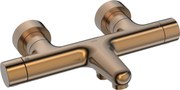 Hansa Prisma - Termostatická vanová baterie, broušený bronz 5810230181
