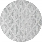 Kusový koberec Pisa 4707 Grey kruh, 120x120 (priemer) kruh, šedá, obývacia izba, Ayyildiz
