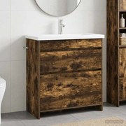 Sada koupelnového nábytku Kouřový dub 81 x 40 x 84,5 cm 3404270